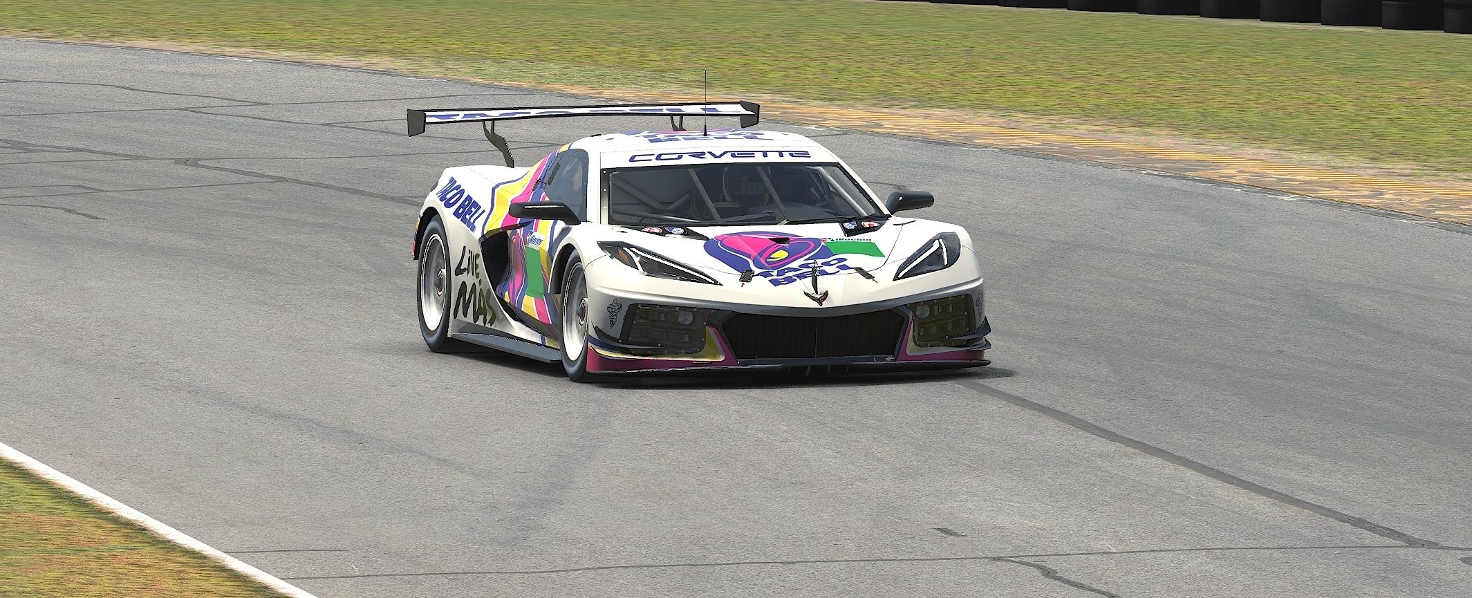 Taco Bell Corvette C8.R GTE ..... No Number by Bernie Mobbs - Trading ...