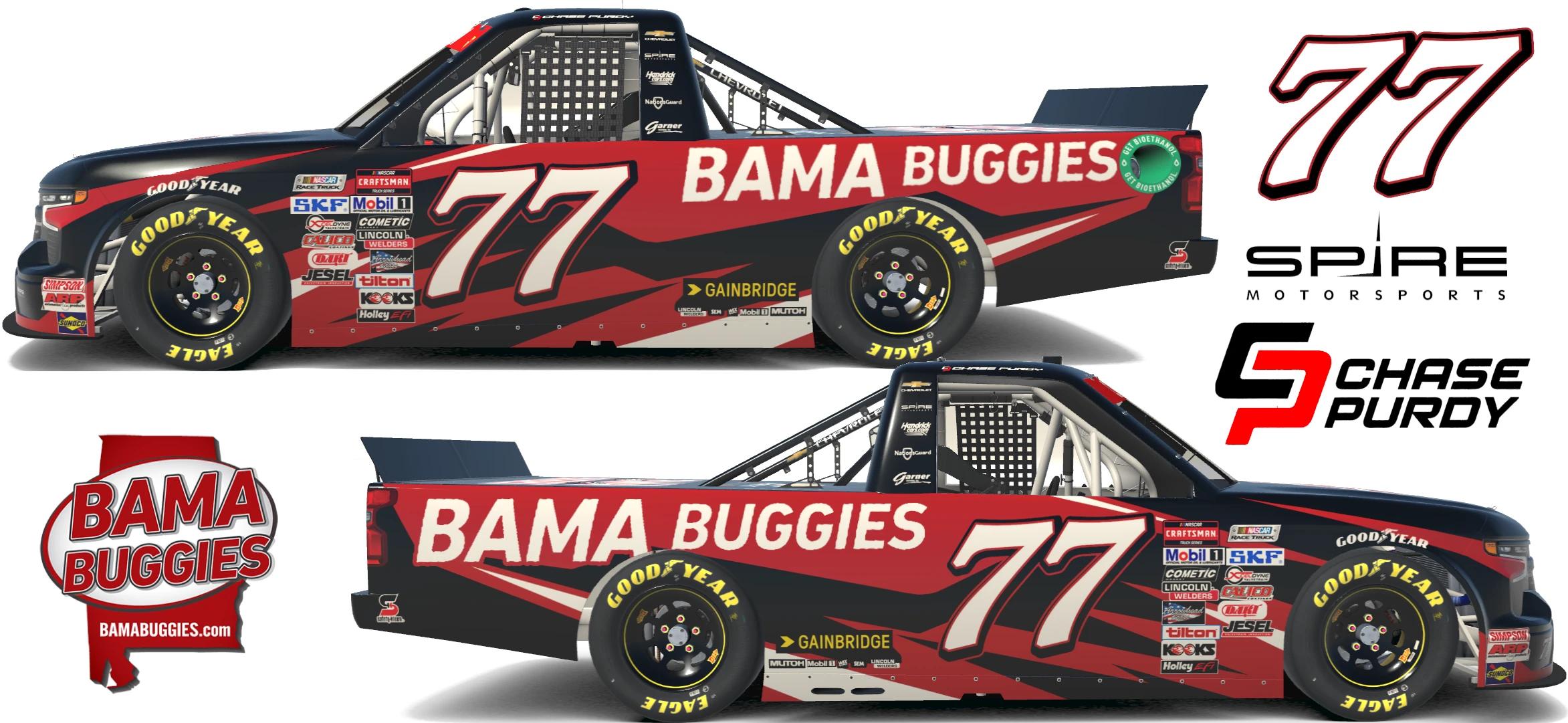 Chase Purdys 2024 Bama Buggies by Benjamin W. Rogers - Trading Paints