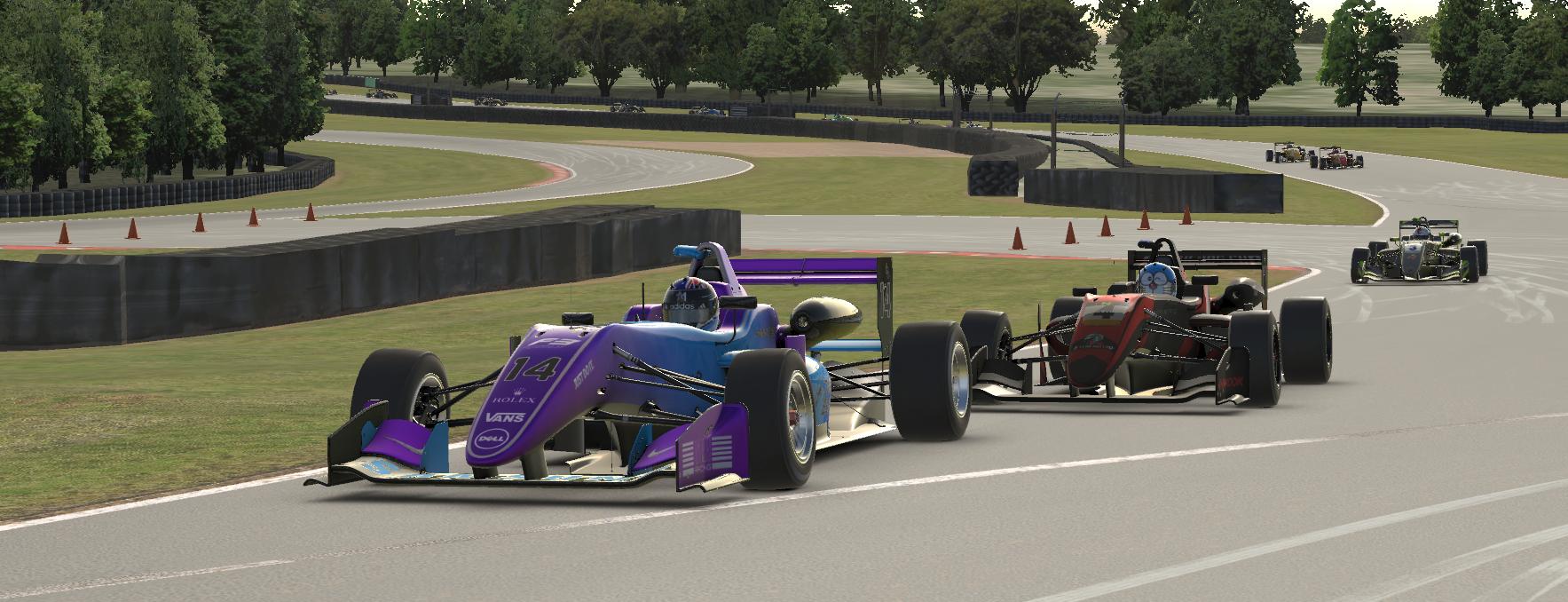 Bin It Racing F3 Mort Blue & Purple by Sam Mort - Trading Paints