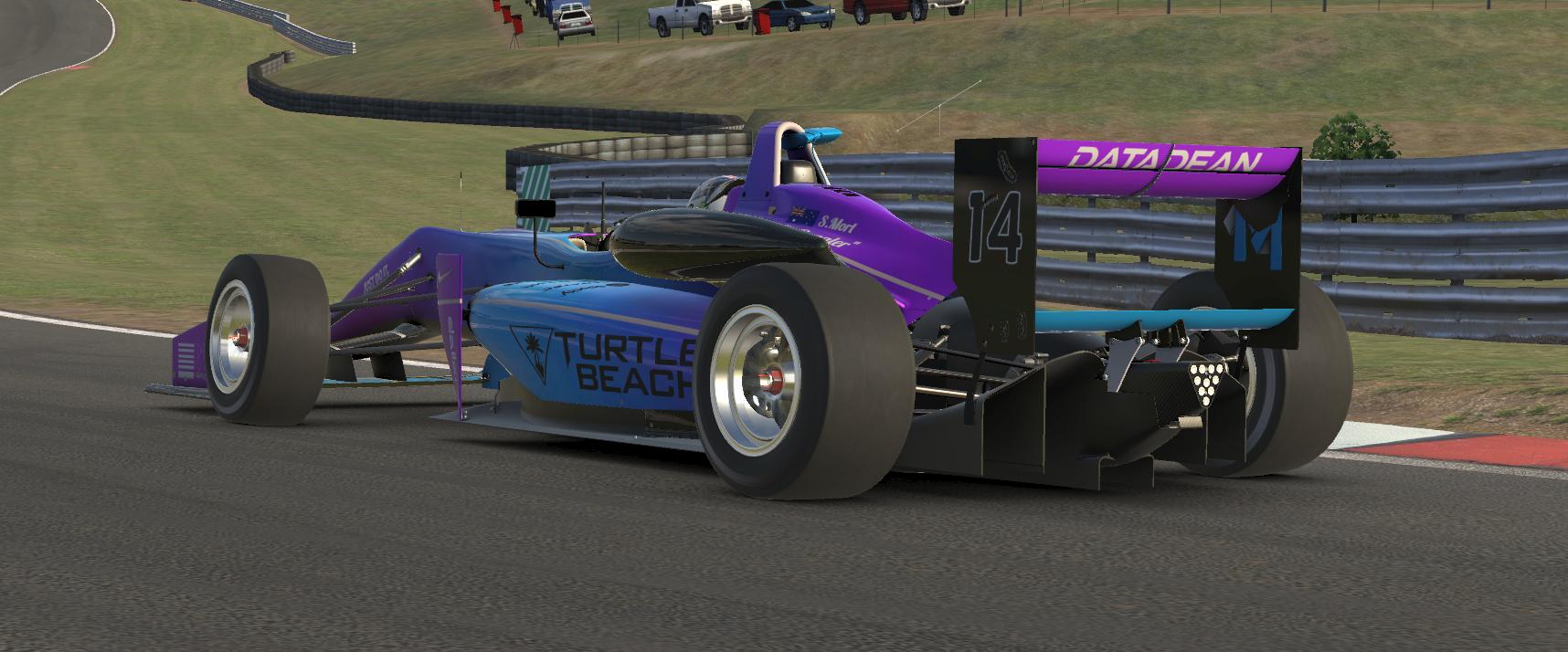 Bin It Racing F3 Mort Blue & Purple by Sam Mort - Trading Paints