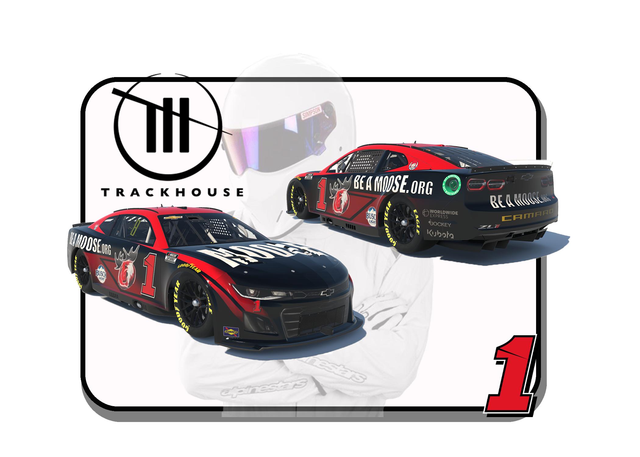 1 TRAC HOUSE RACING #1 MOOSE by Roger S. - Trading Paints