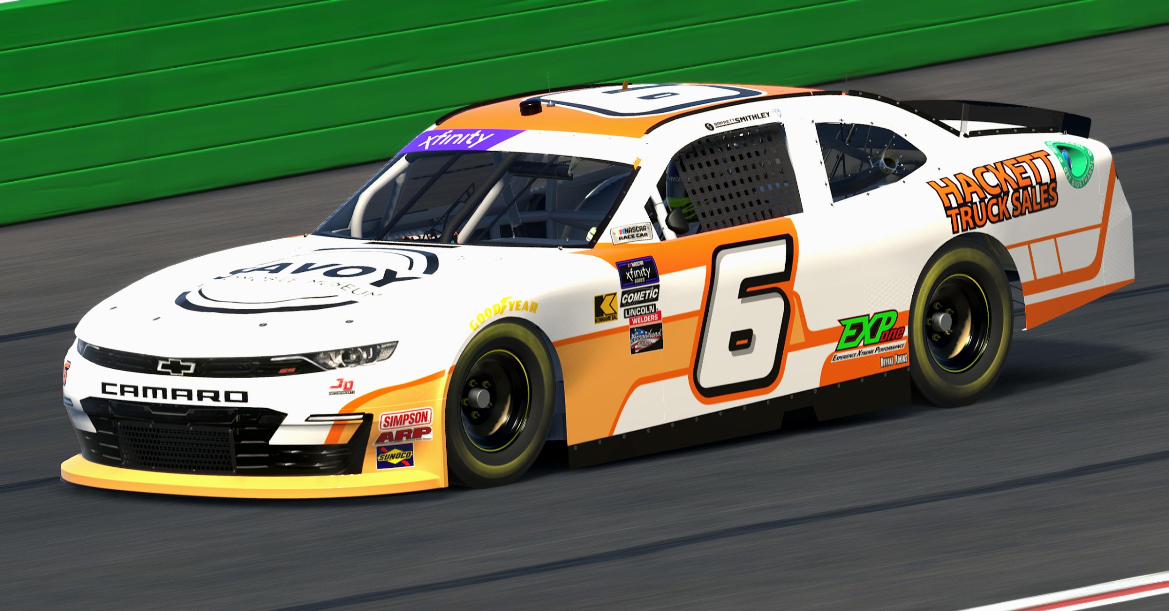 Garrett Smithley - #6 Savoy Automobile Museum Chevy Camaro (2024 Atlanta-1) by JD Laird ...