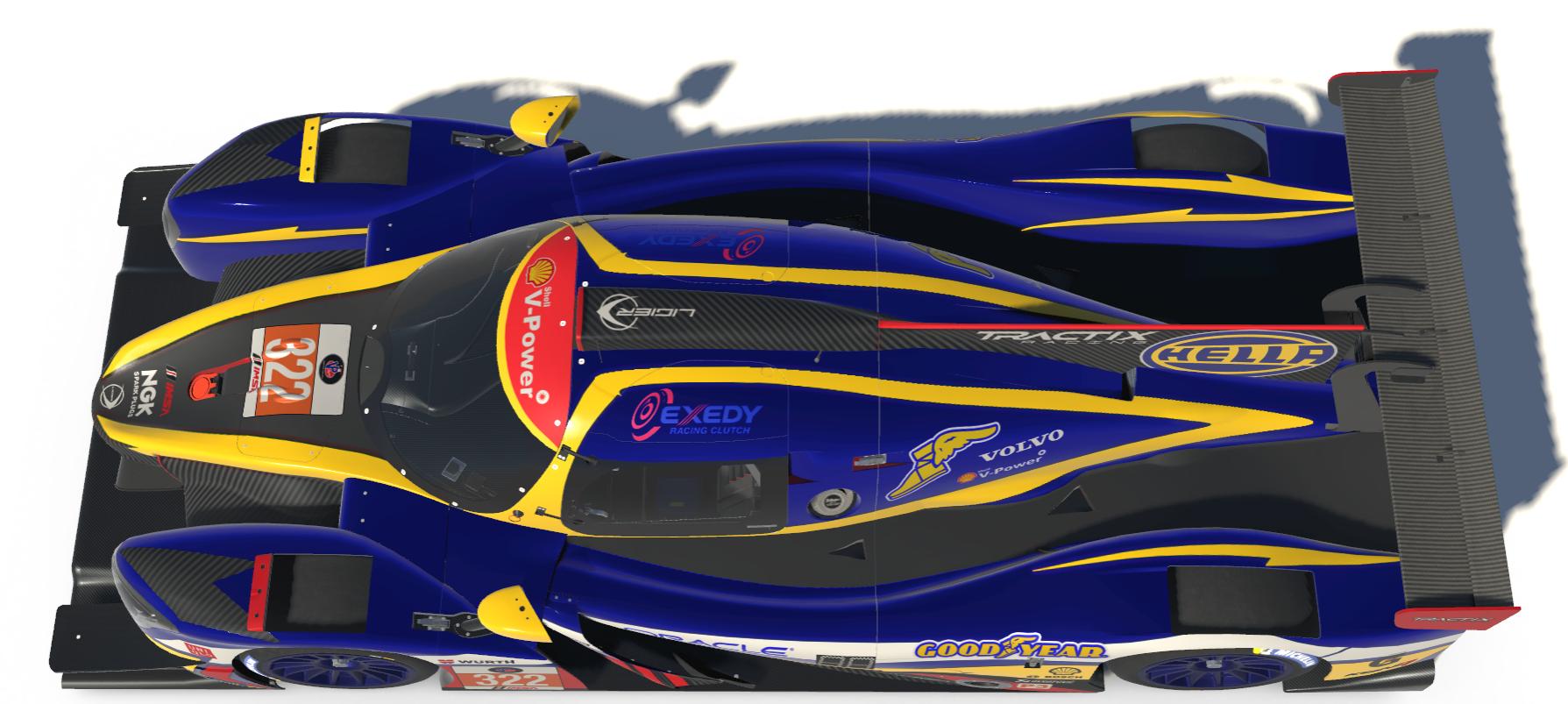 Hella Goodyear Tractix Racing LMP3 Ligier by Adam Burhop - Trading Paints