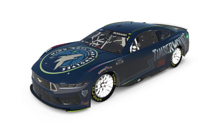 Minnesota Timberwolves NextGen Mustang by Brian Bussard - Trading Paints