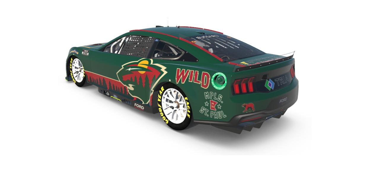 Minnesota Wild NextGen Mustang by Brian Bussard - Trading Paints
