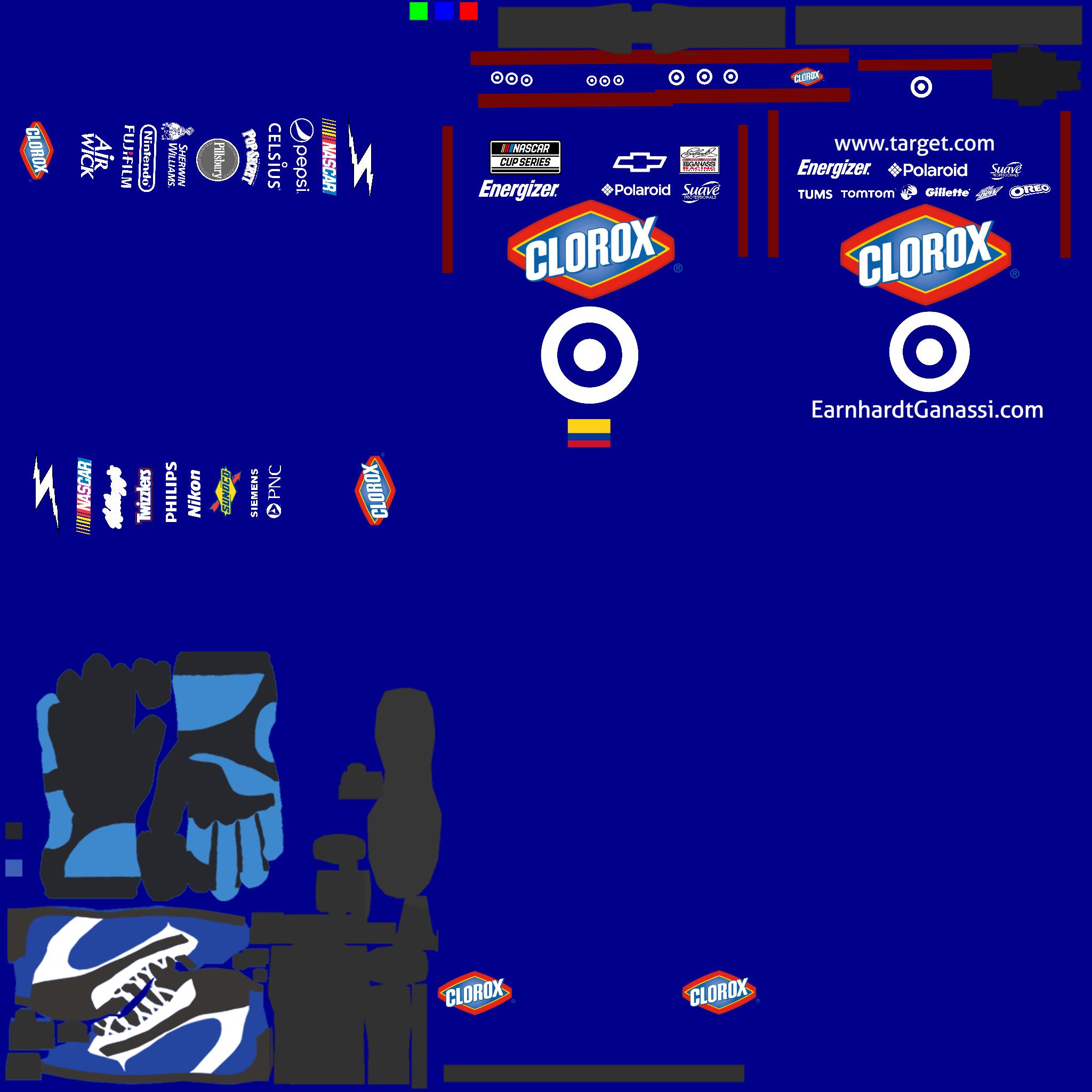 Juan Pablo Montoya Clorox / Target 2011 Kobalt Tools 400 Firesuit ... Juan Pablo Montoya Clorox / Target 2011 Kobalt Tools 400 Firesuit ...