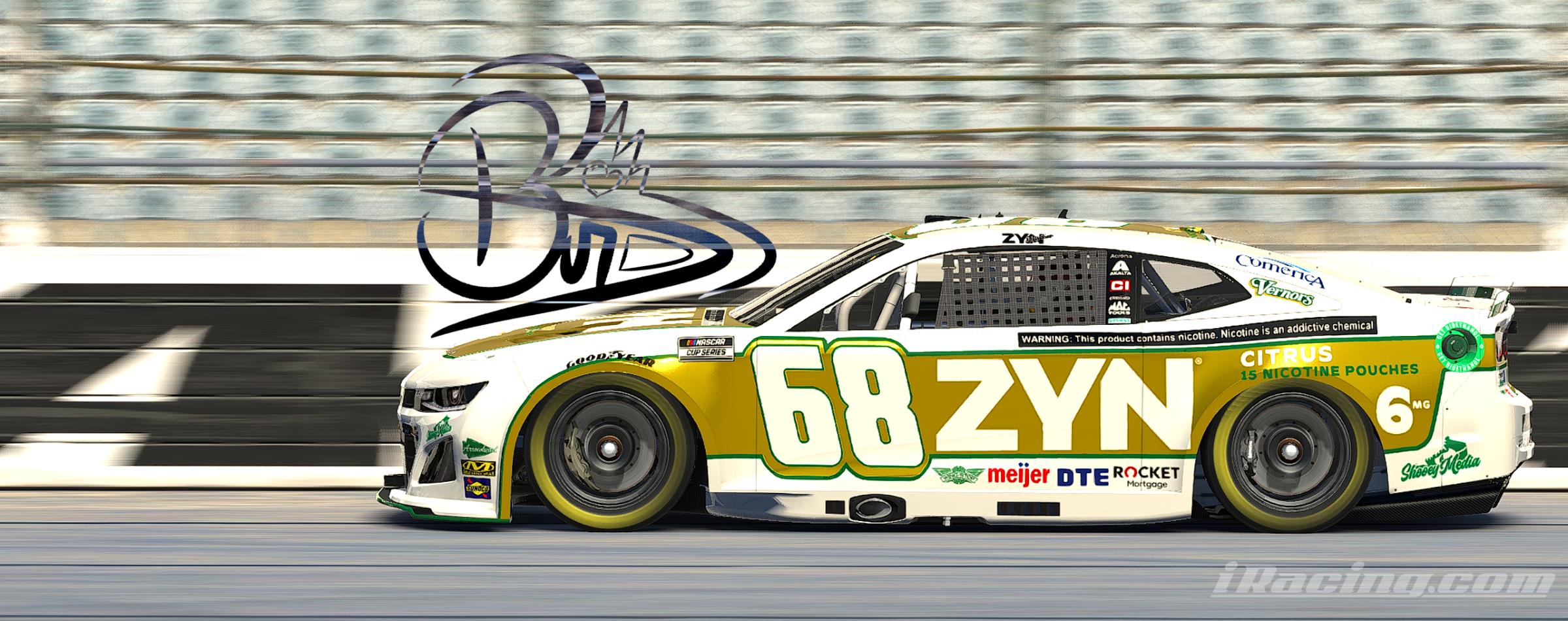 SIM STAMP ZYN Citrus Camaro by Dominic Barbagallo - Trading Paints