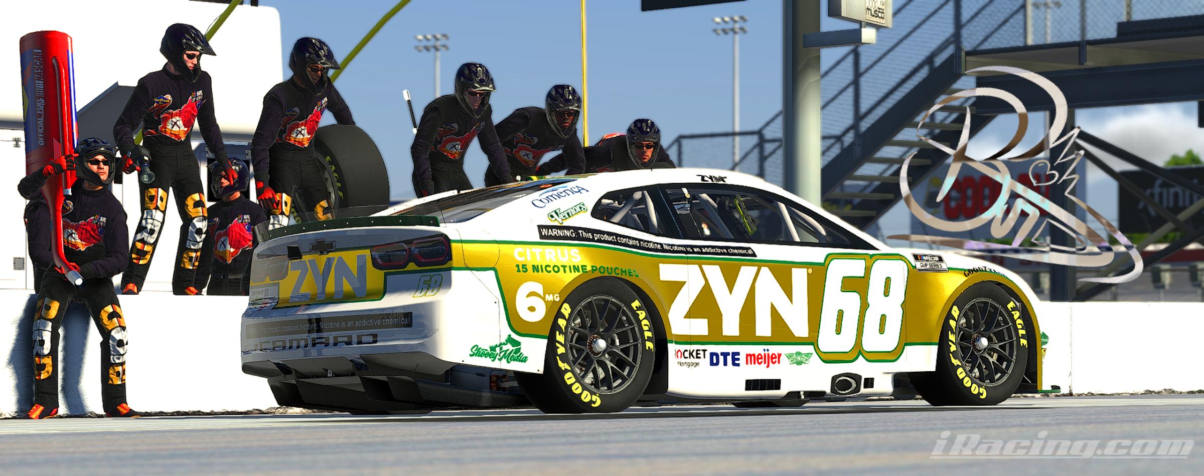 SIM STAMP ZYN Citrus Camaro by Dominic Barbagallo - Trading Paints