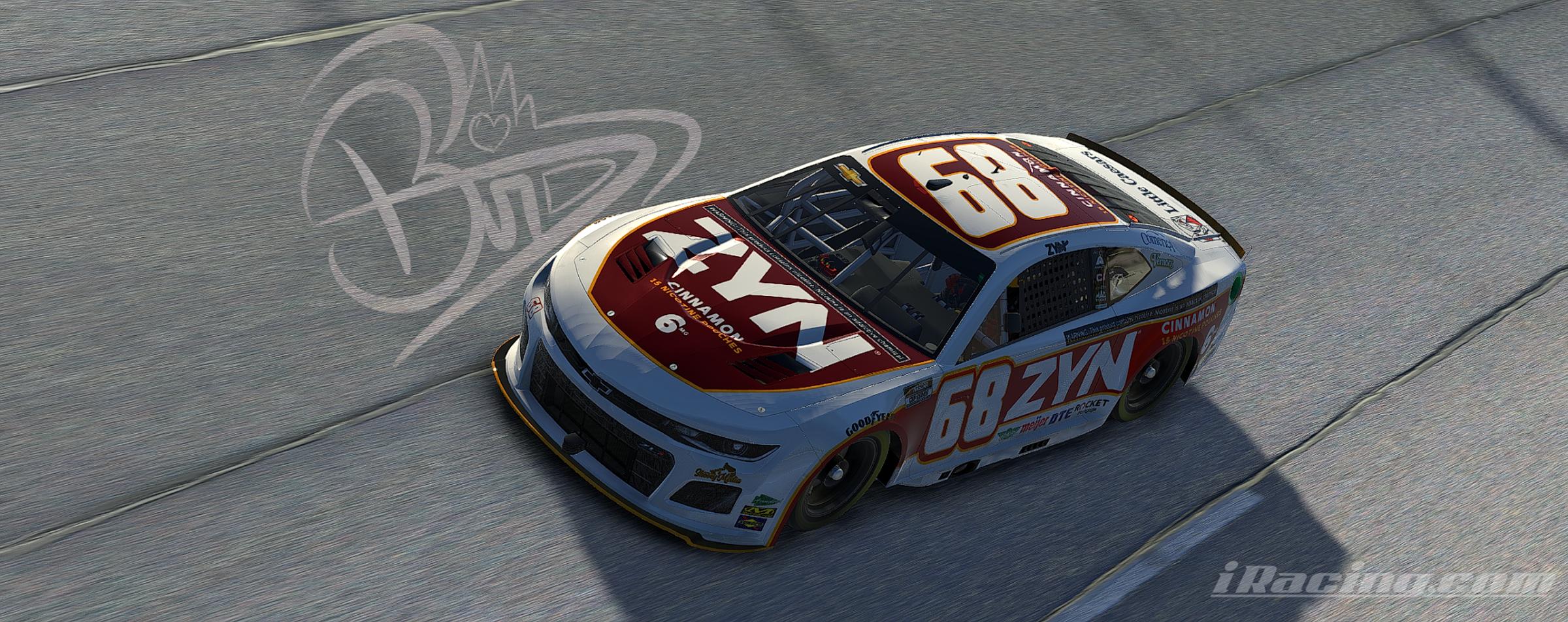 SIM STAMP ZYN Cinnamon Camaro by Dominic Barbagallo - Trading Paints