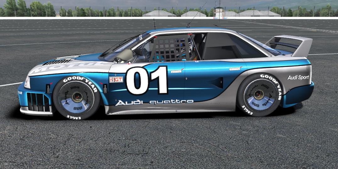 Audi 90 GTO Blue / Silver by Kent Walker - Trading Paints