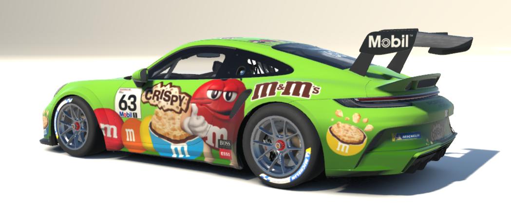 Kyle Busch Crispy M&Ms - Porsche by John Rubino - Trading Paints