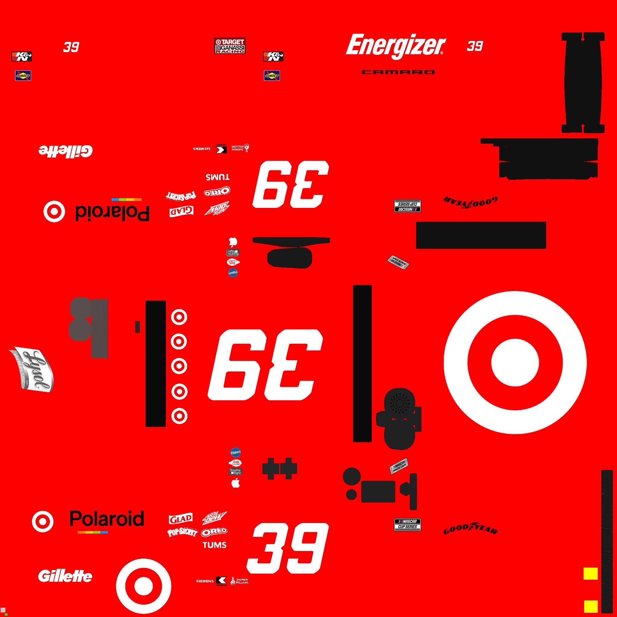 Target in number 39 Car Cup Car by Brenden Broberg - Trading Paints