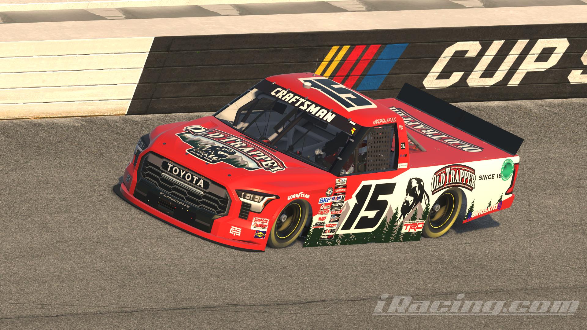 2024 Tanner Grey #15 Old Trapper Tundra by Ardell Allen - Trading Paints