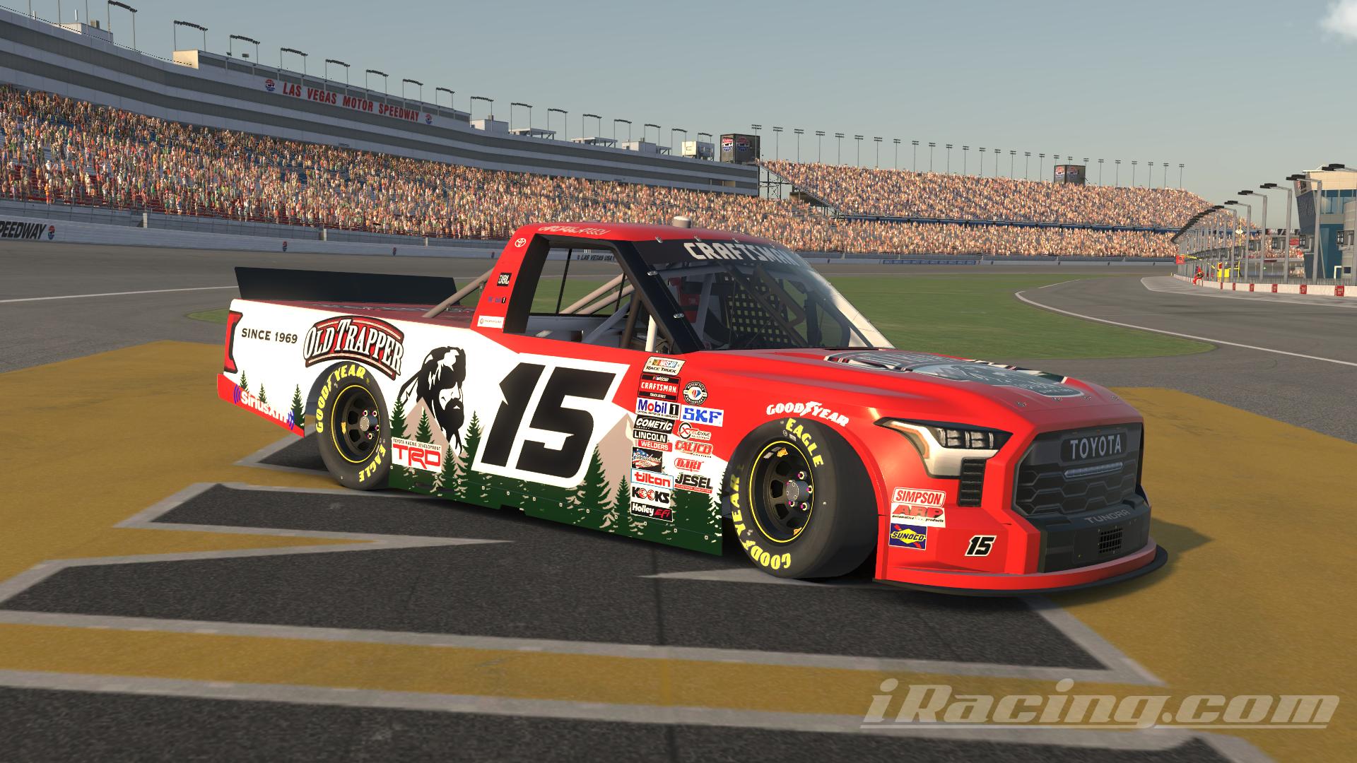 2024 Tanner Grey #15 Old Trapper Tundra by Ardell Allen - Trading Paints