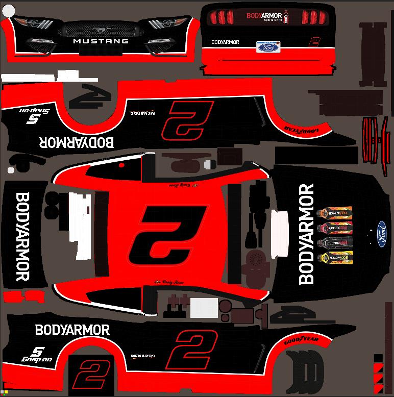 gen6 black red by Trevor Haley - Trading Paints