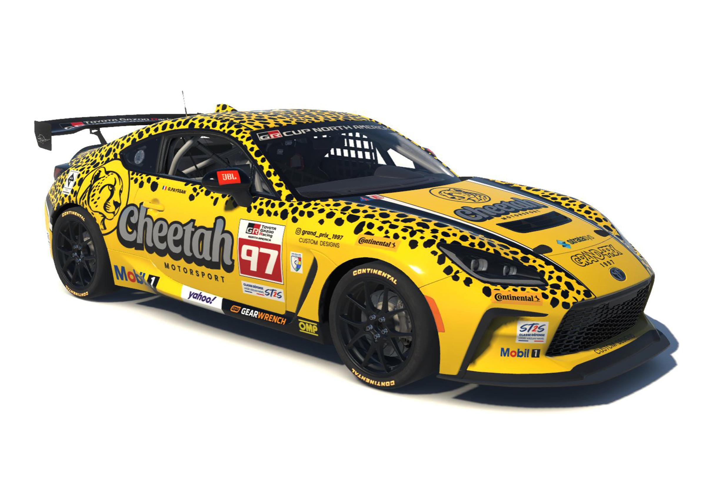 Cheetah Motorsport - custom design by @grand_prix_1997 by Gaël Payssan ...