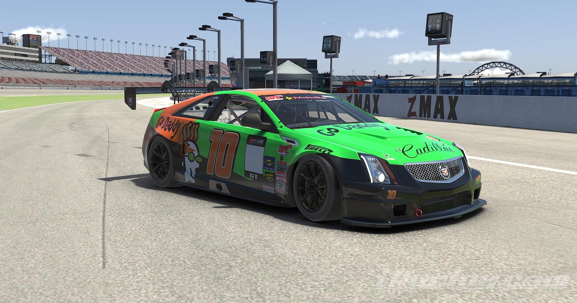 #10 Go Daddy Cadillac CTS-V by Laycen Furniss - Trading Paints