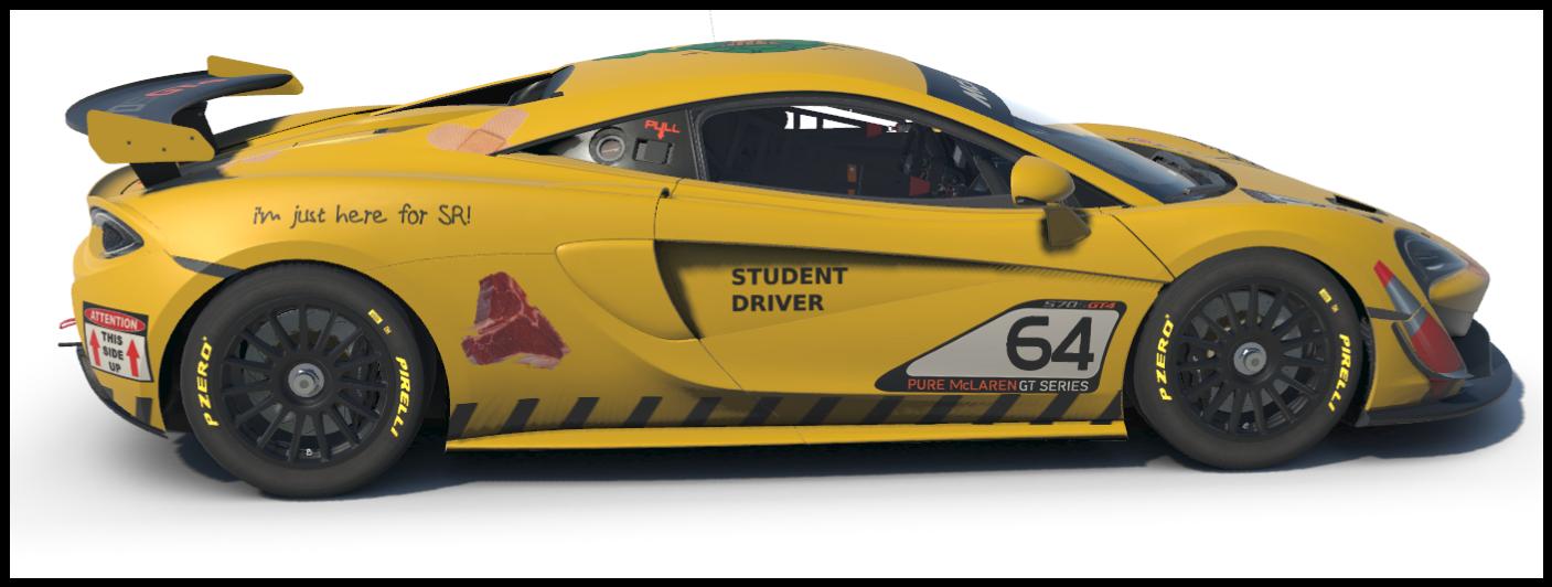 Student Driver - McLaren GT4 by Jeremy Kerr - Trading Paints