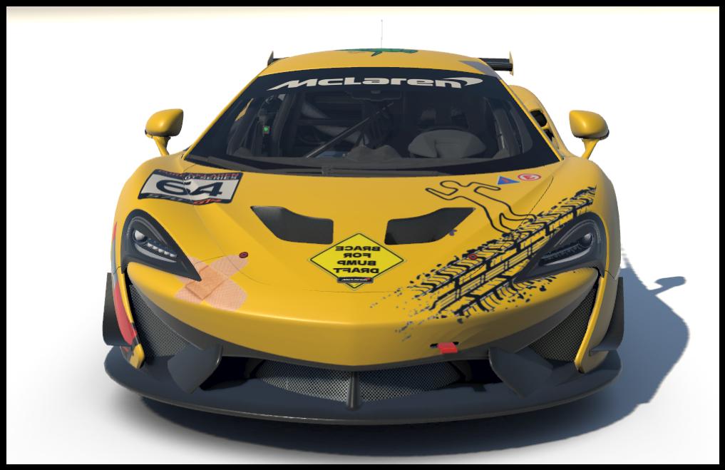 Student Driver - McLaren GT4 by Jeremy Kerr - Trading Paints