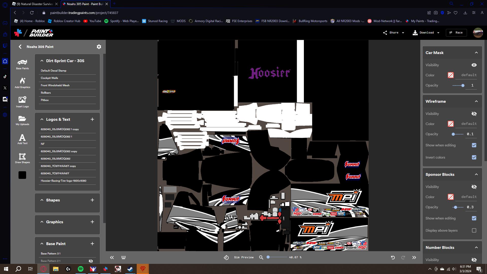 Noahs 305 Paint by Knox Keckler - Trading Paints