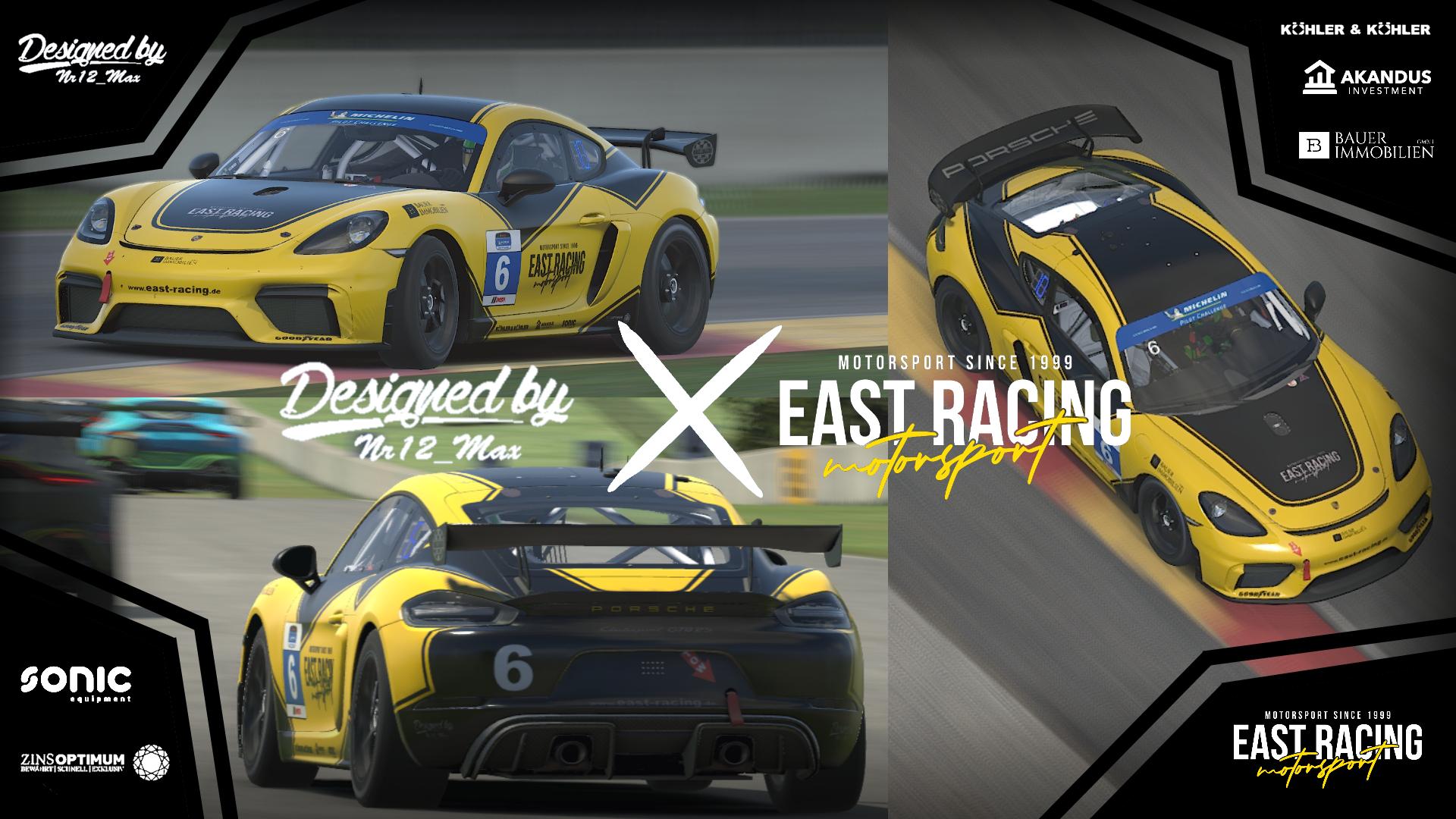 Porsche 718 Cayman GT4 MR I GT Winter Serie I East Racing Motorsport by ...