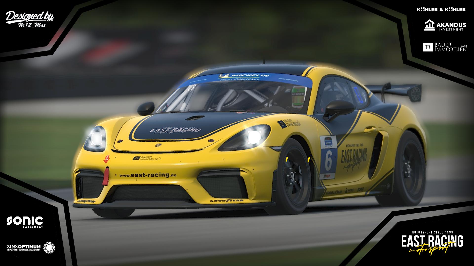 Porsche 718 Cayman GT4 MR I GT Winter Serie I East Racing Motorsport by ...