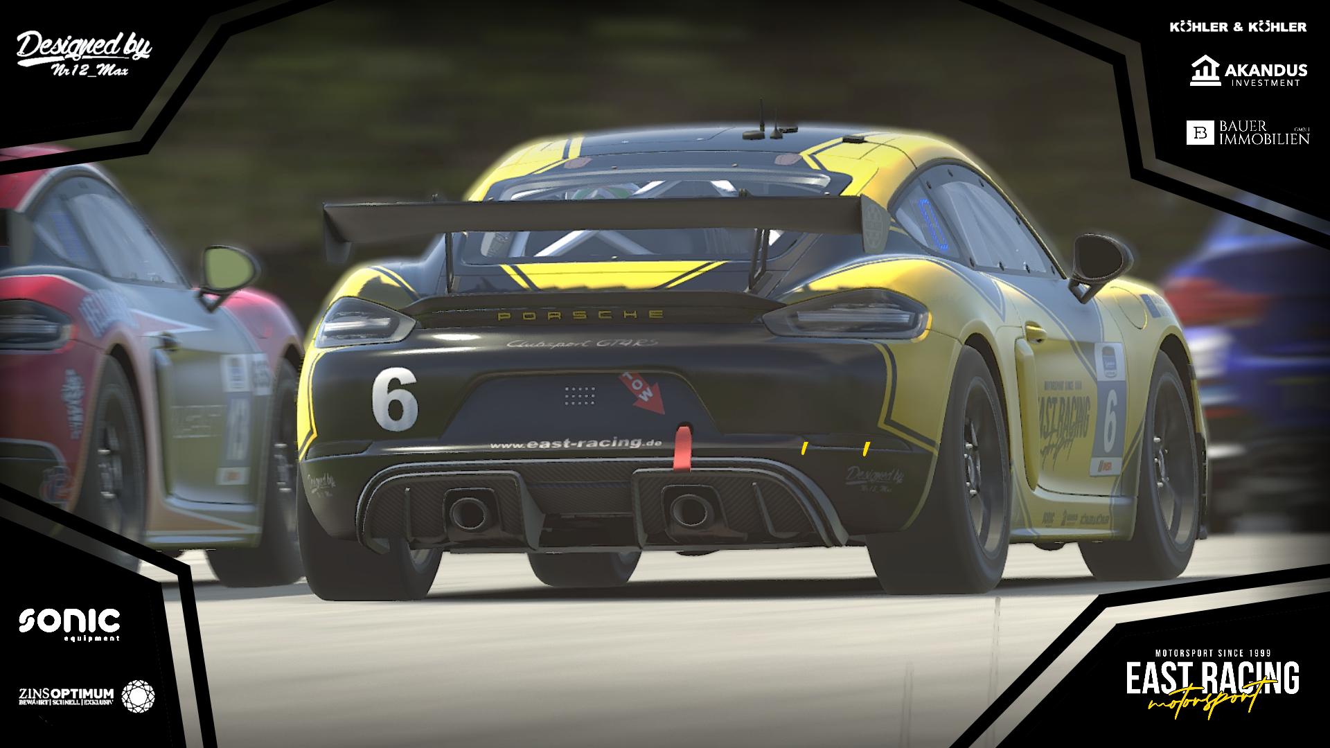 Porsche 718 Cayman GT4 MR I GT Winter Serie I East Racing Motorsport by Max Günther2 - Trading ...