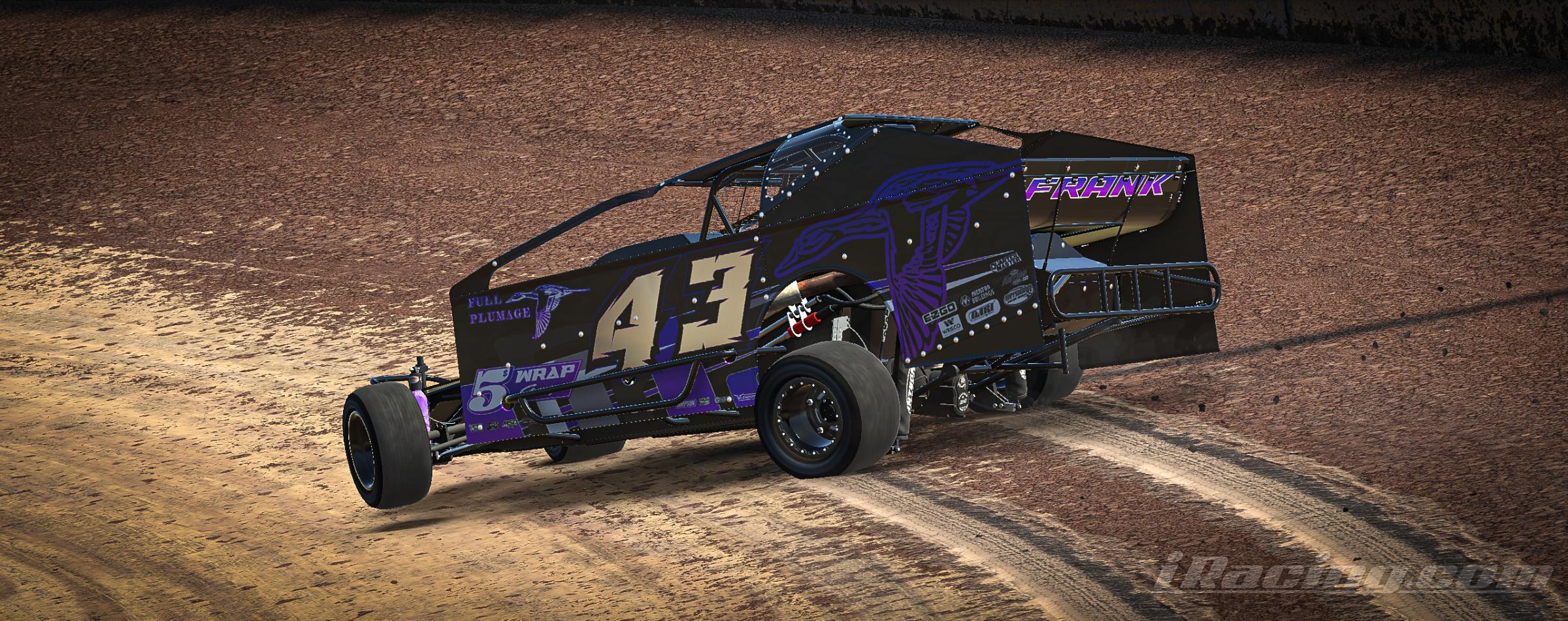 James Frank Dirt Big Block Modified by Logan Hoskins - Trading Paints