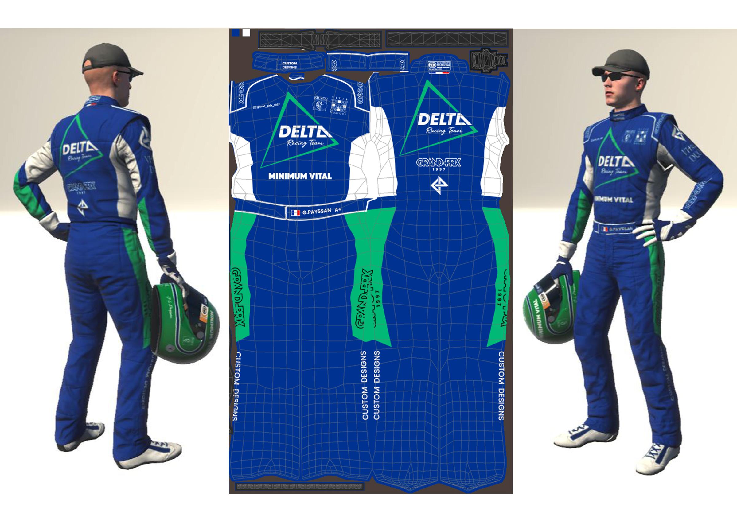 Delta Racing Team - custom design by @grand_prix_1997 by Gaël Payssan ...