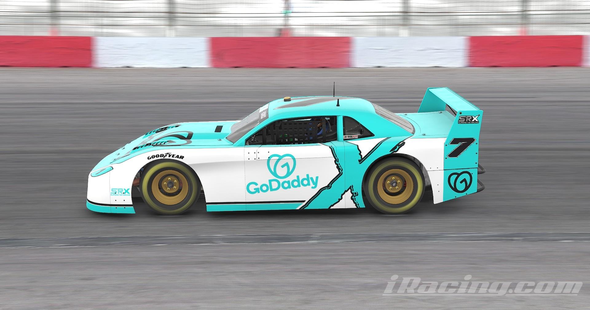 #7 Go Daddy SRX Car by Laycen Furniss - Trading Paints