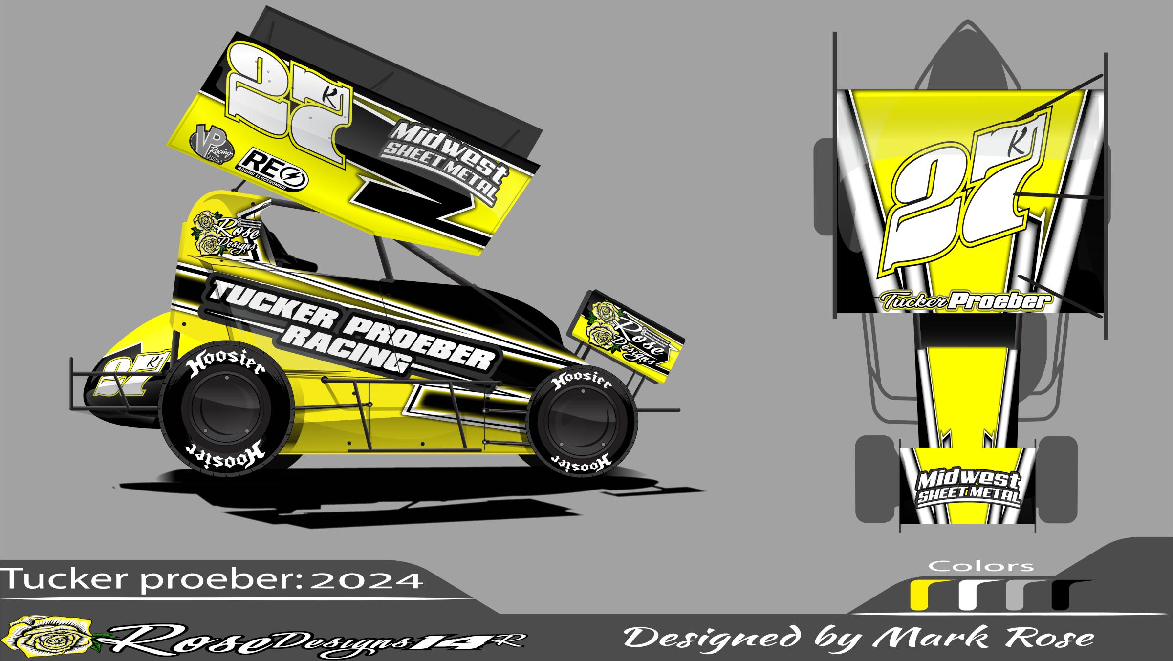 Tucker proebers 2024s2 micro wrap by Mark R Rose - Trading Paints
