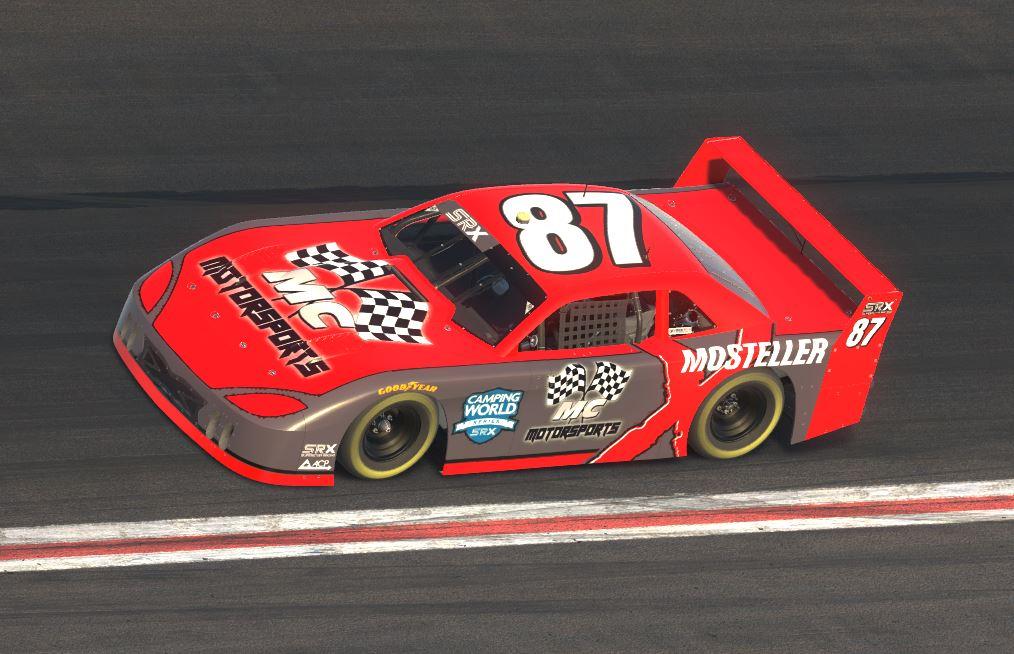 MC Motorsports Red #87 SRX by Marty Cmejla - Trading Paints
