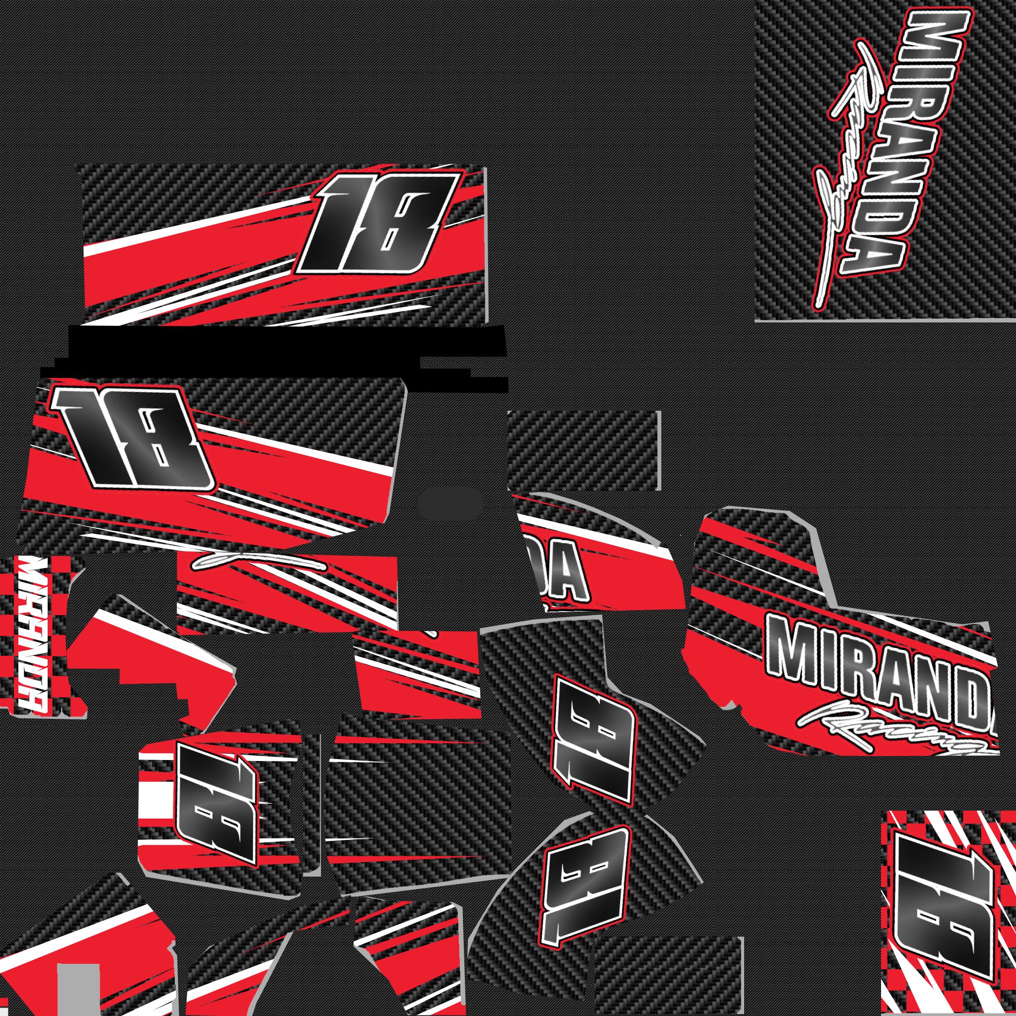 Truett Miranda Dirt Micro Sprint by Truett Miranda - Trading Paints