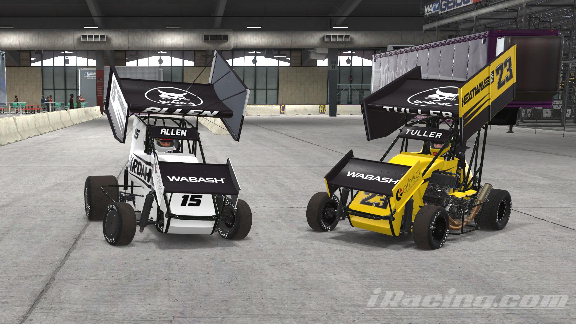 2024 Bardahl White #15 Winged Micro Sprint by Ardell Allen - Trading Paints