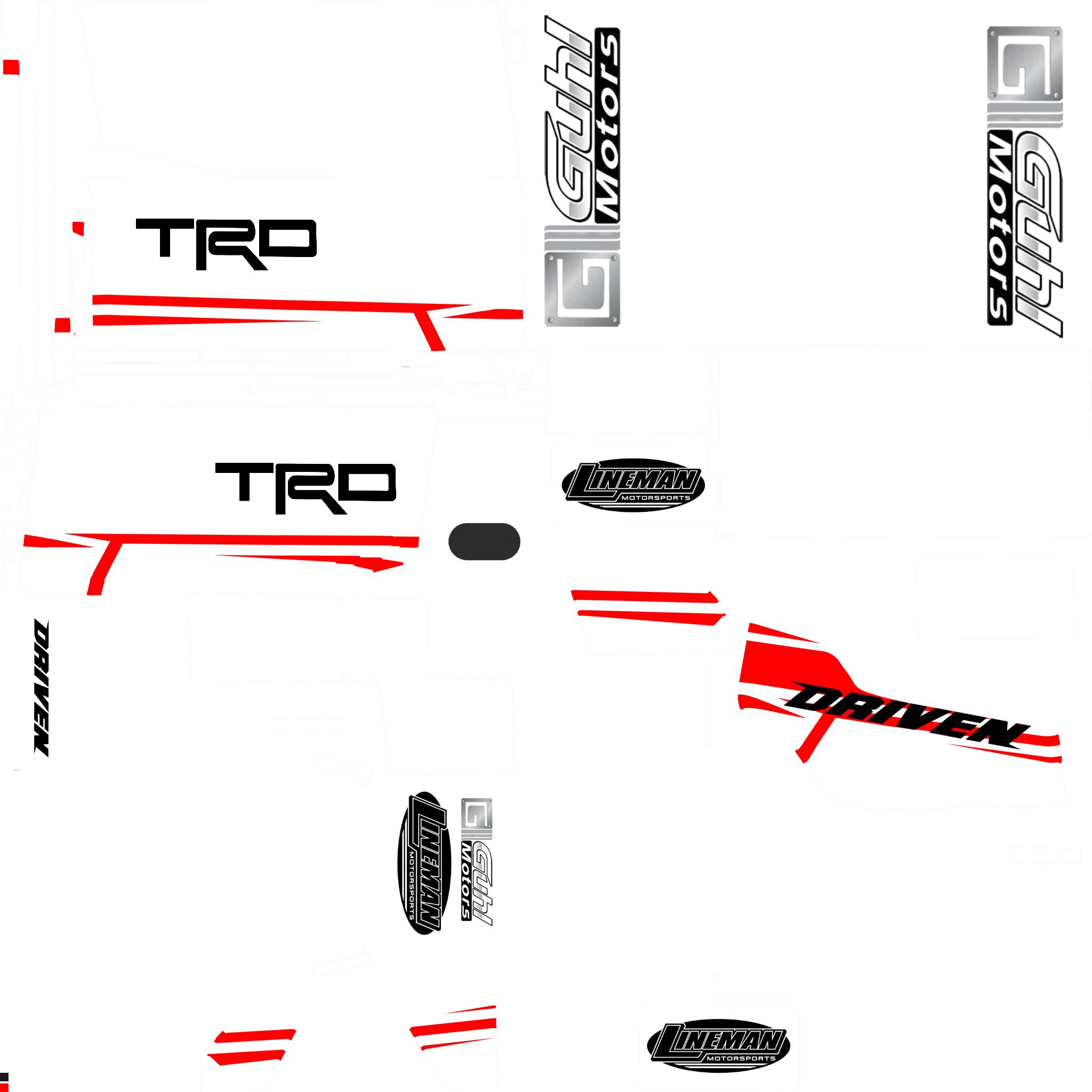 White And Red No Number by Cullen Hutchison - Trading Paints
