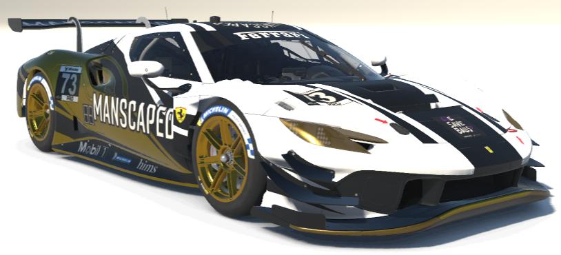 Manscaped Ferrari 296 White Edition by Aaron M Holroyd - Trading Paints