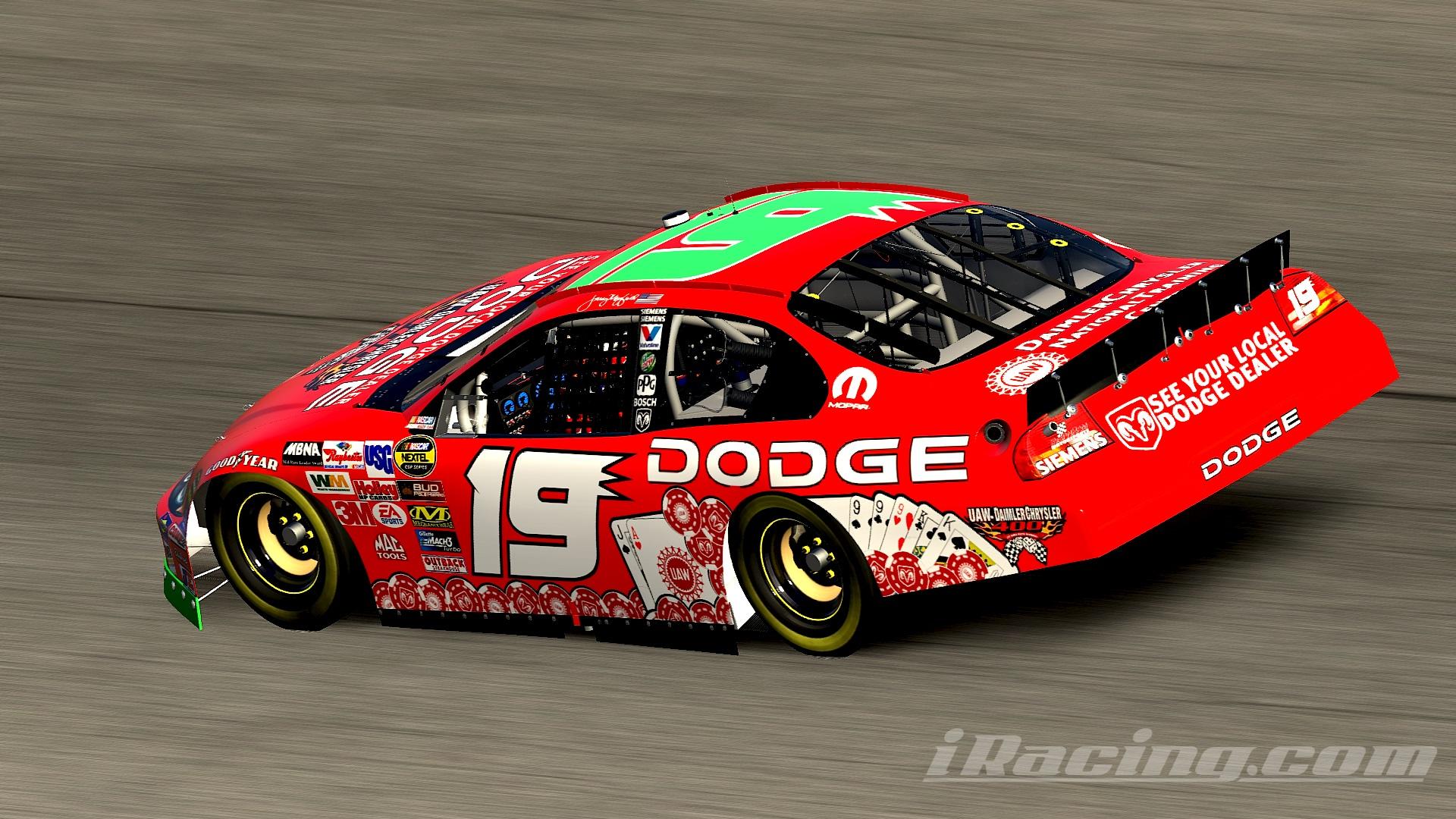 #19 Jeremy Mayfield 2004 UAW Diamler Chrysler 400 Dodge by Christian ...
