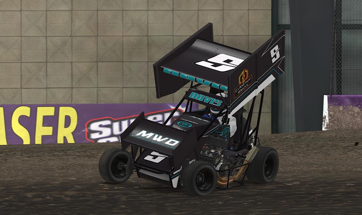 Sawyer Davis Wingless Micro Sprint by Connor Mirabelli - Trading Paints