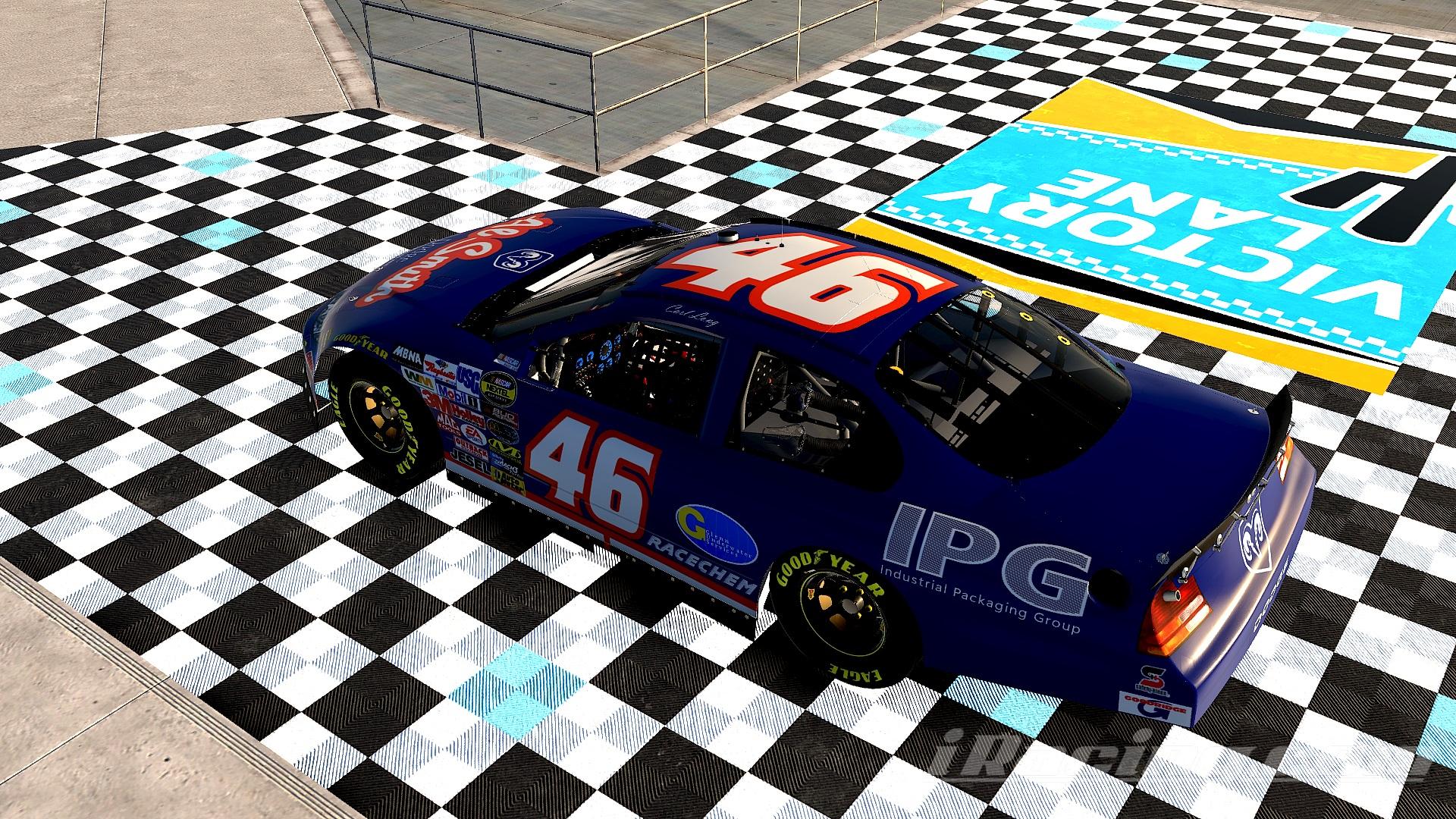 #46 Carl Long 2004 Al Smith Dodge Intrepid Sim Stamped Number by ...