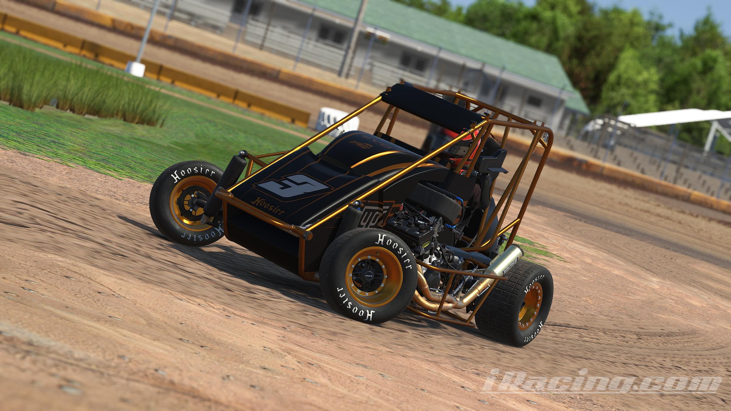 HyperRacing Dirt Micro Sprint v2F 2024 gold TP by Doyle Lowrance ...