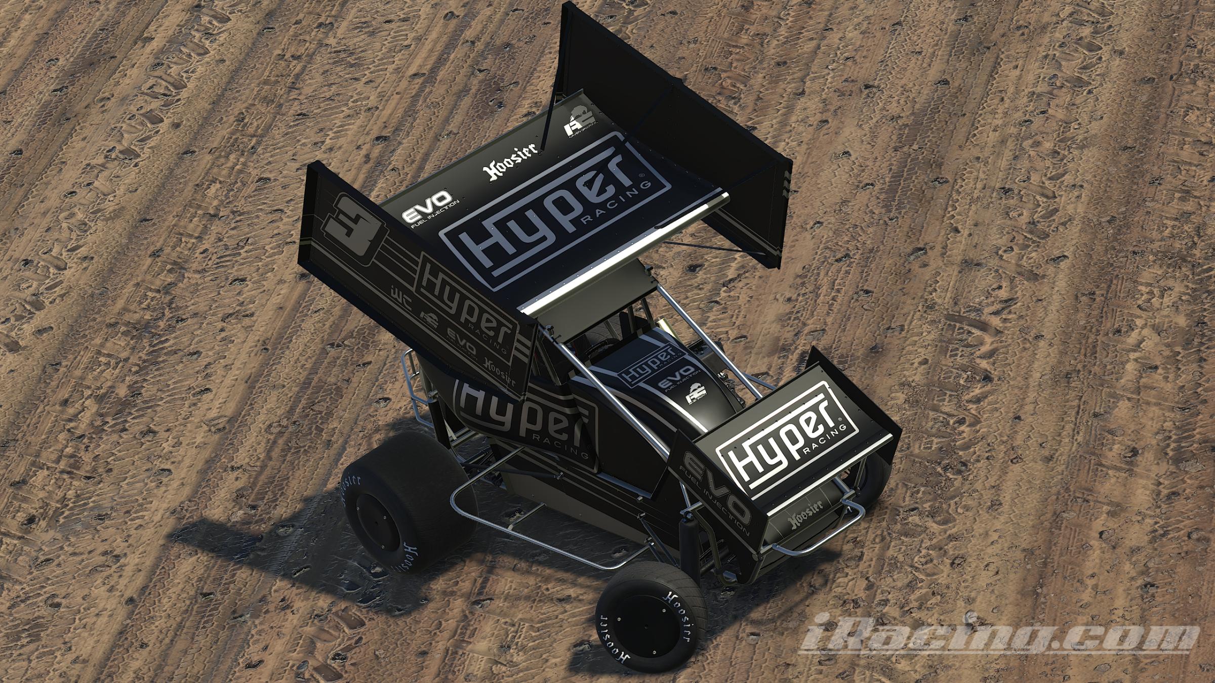HyperRacing Dirt Micro Sprint v2E 2024 Silver TP by Doyle Lowrance ...