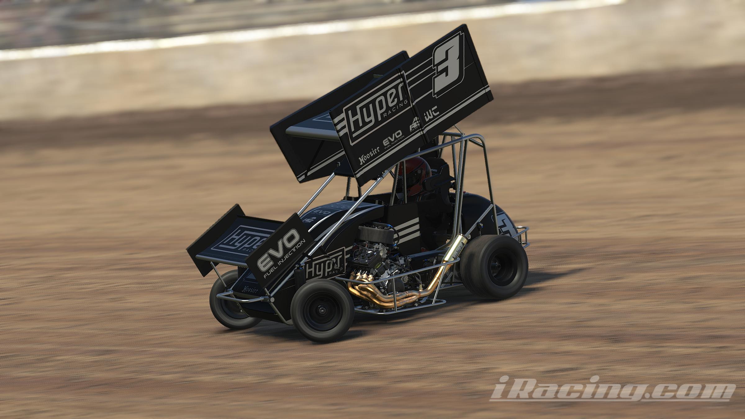 HyperRacing Dirt Micro Sprint v2E 2024 Silver TP by Doyle Lowrance ...