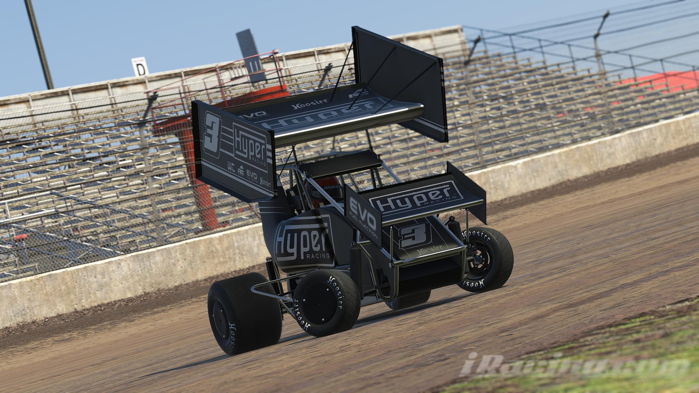 HyperRacing Dirt Micro Sprint v2E 2024 Silver TP by Doyle Lowrance ...