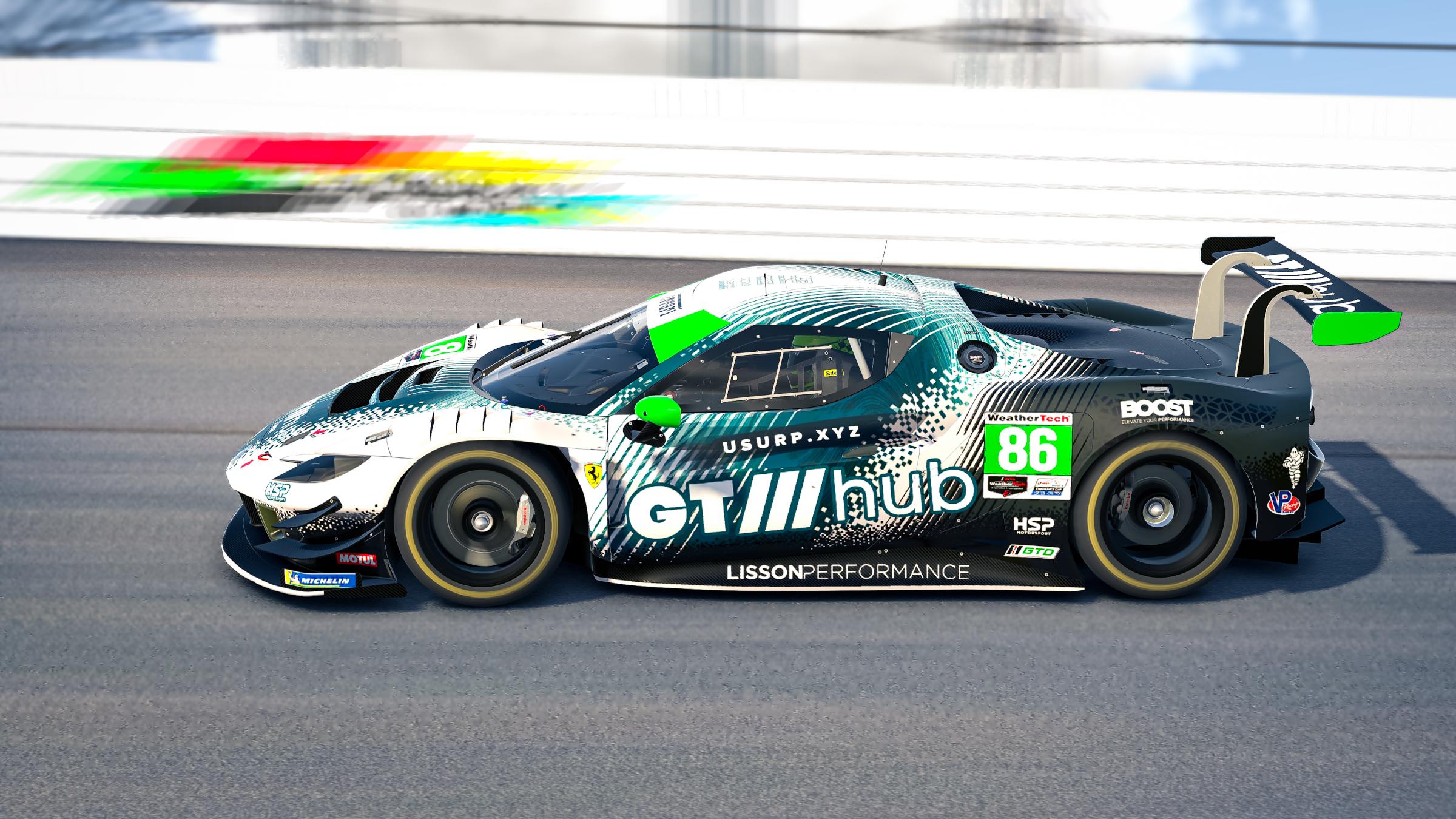 Lisson Performance 296 GT3 - White IMSA Decals by Dean Lee Banks ...