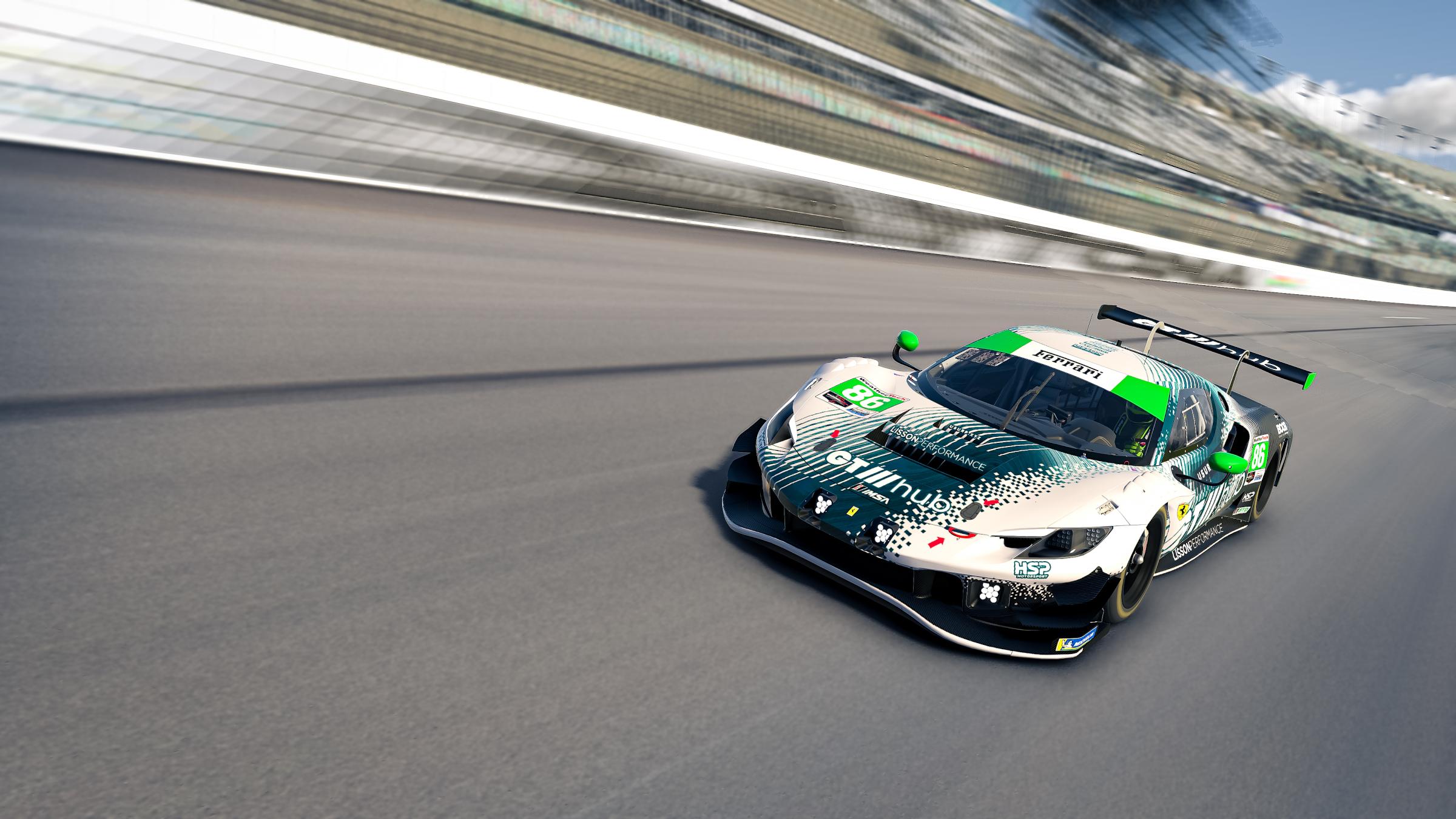Lisson Performance 296 GT3 - White IMSA Decals by Dean Lee Banks ...