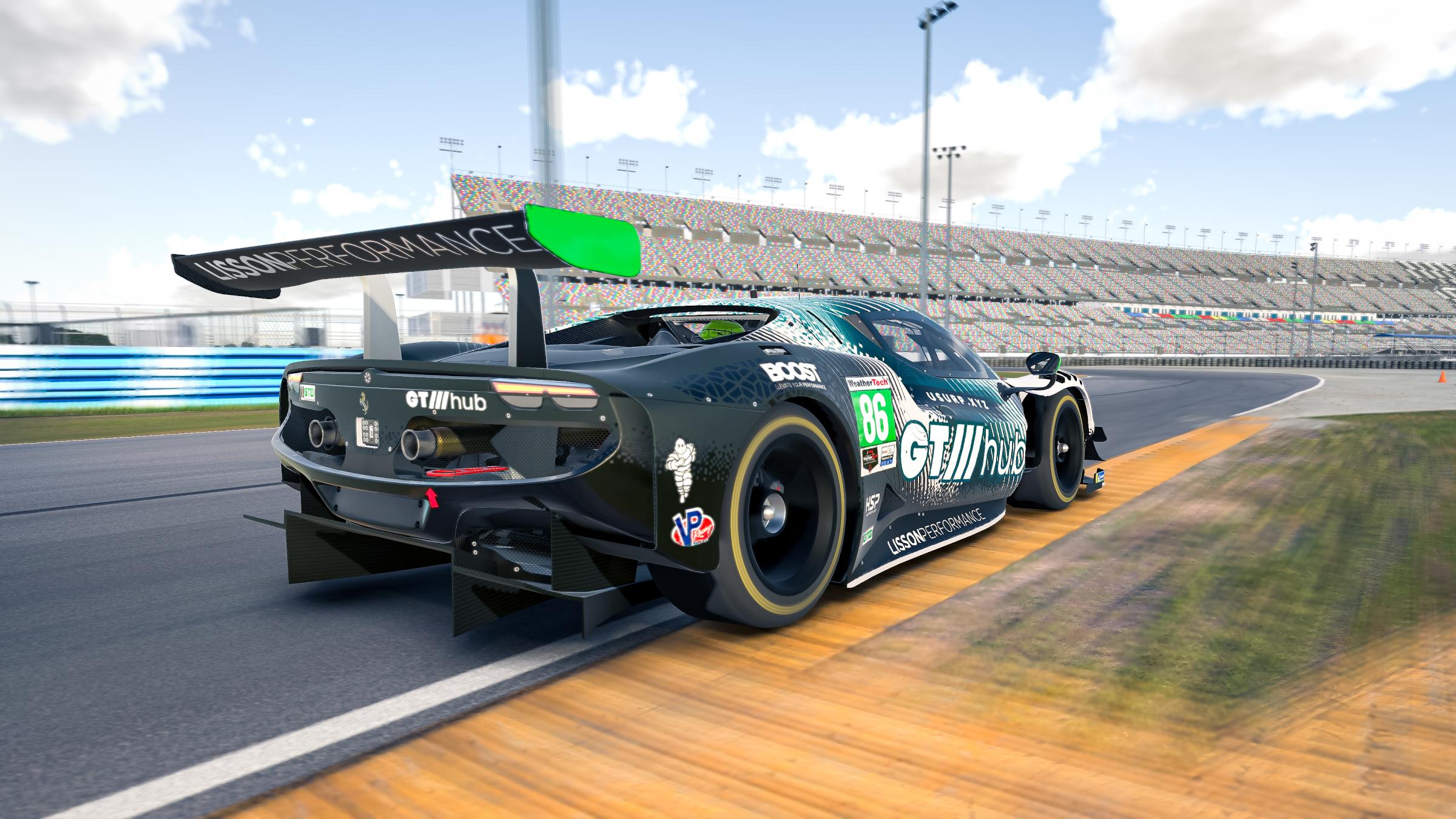 Lisson Performance 296 GT3 - White IMSA Decals by Dean Lee Banks ...