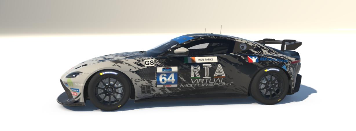 Aston Martin Vantage GT4 R. Parks RTA Virtual Motorsport by Rob Parks ...