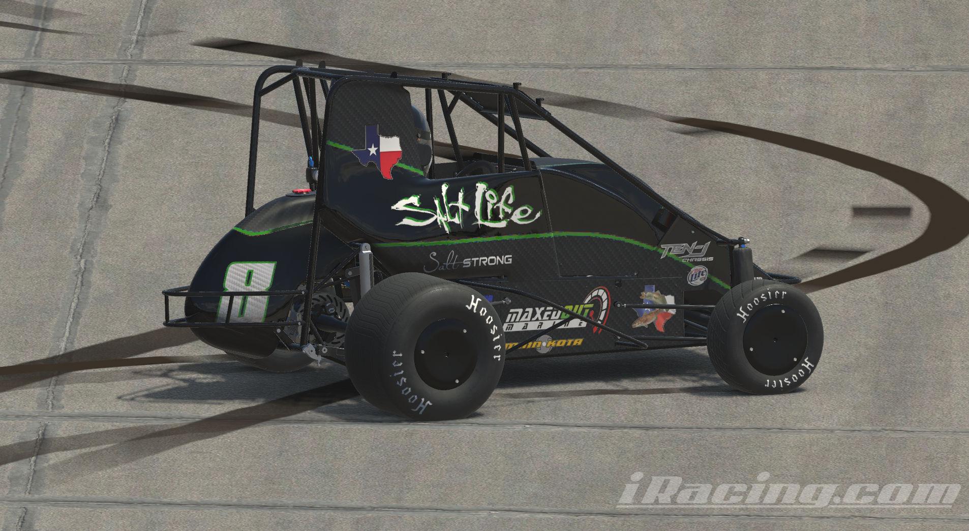 #8 SALT LIFE Dirt Micro Sprint (NON WING) by Scott Van Ness - Trading ...