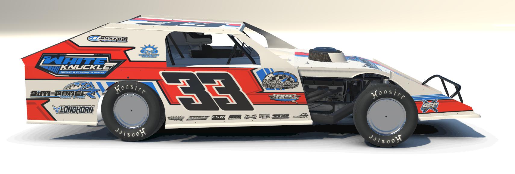 Dillon Simmons WHT ORN BLU UMP by Wade B. - Trading Paints