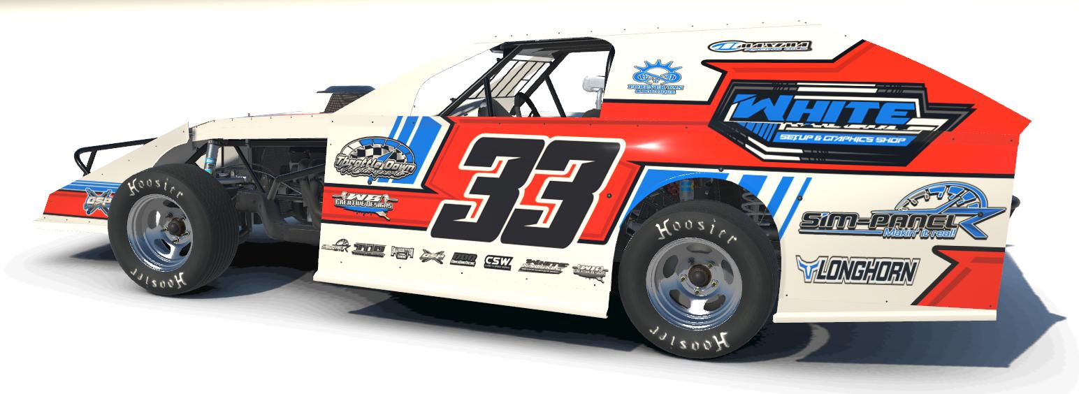 Dillon Simmons WHT ORN BLU UMP by Wade B. - Trading Paints